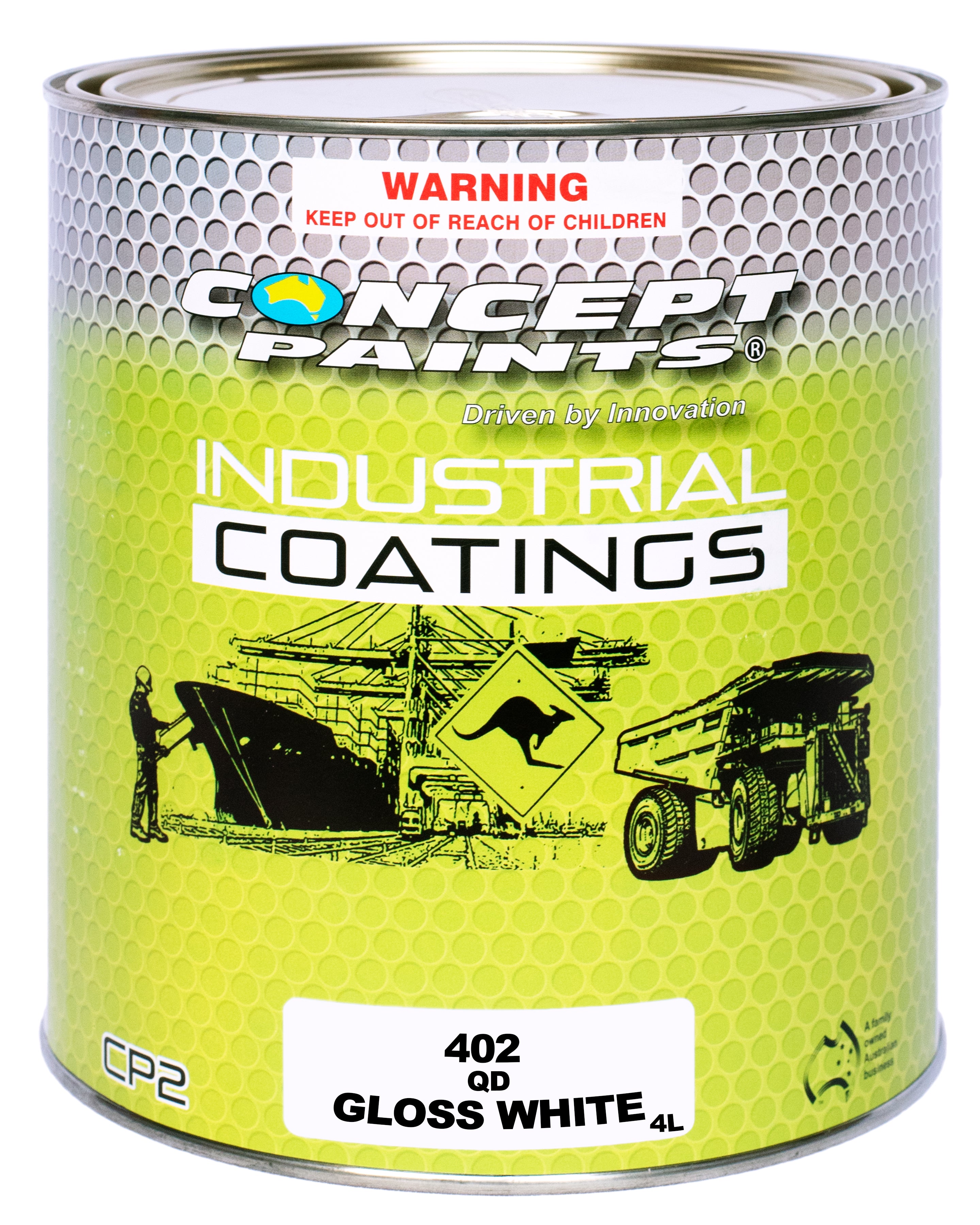 CONCEPT 402 Quick Dry Enamel Gloss White